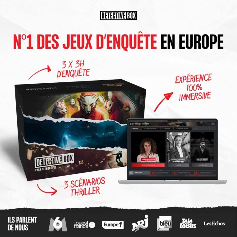 Detective Box : Le jeu d’enquête ultra réaliste & immersif